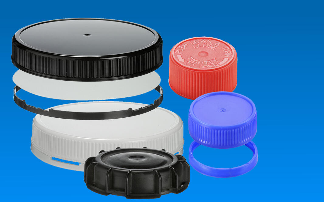 Plastic caps for all the bottles we manufacturer